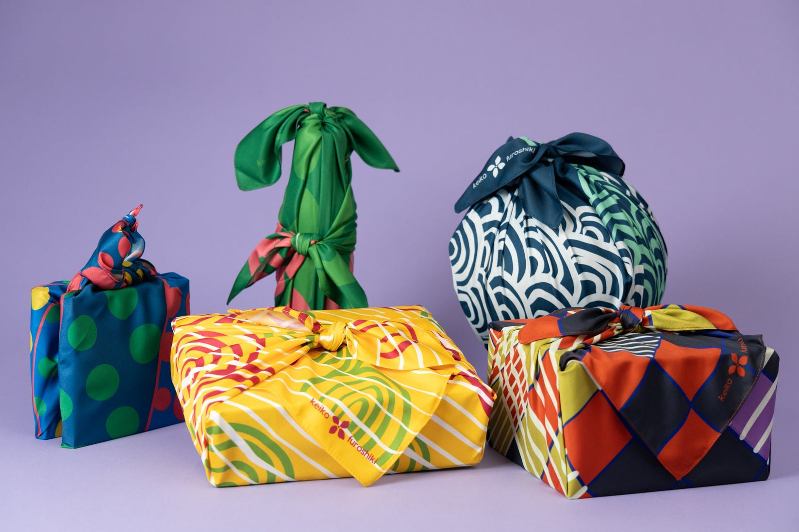 Reusable Fabric Gift Wrapping by Keiko Furoshiki - Japanese Cloth Wraps